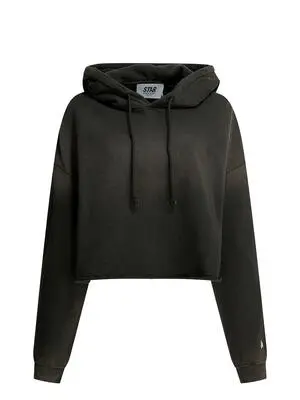 GOLDEN GOOSE Melange Cotton Sweatshirt - Grey