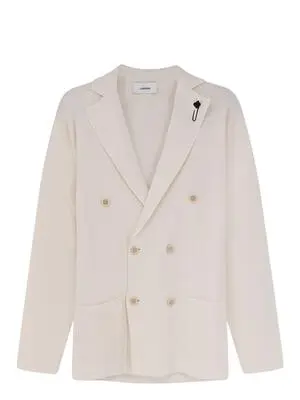 LARDINI Knitted Blazer - White