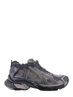Balenciaga Runner Suede Low-top Sneakers - Grey