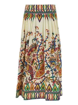 Etro Cotton Skirt - Multicolor