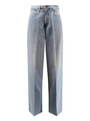 3x1 High-waisted Straight Leg Jeans - Blue