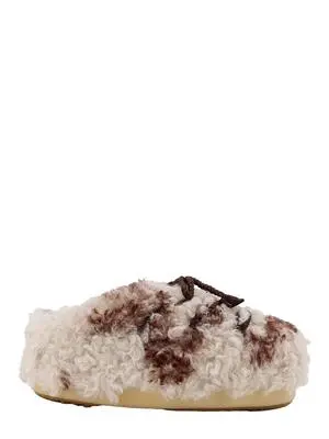 Moon Boot Low Faux Fur Sandals - Beige