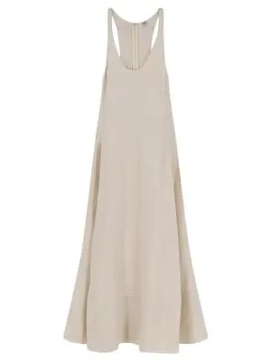 TOTEME Long Cotton Dress - Beige