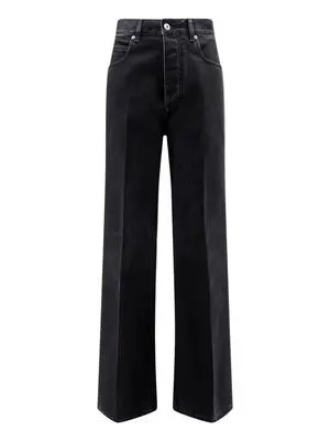 Bottega Veneta Denim Trousers - Black