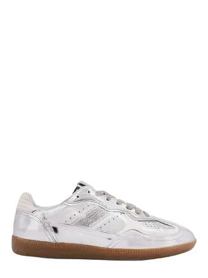 ALOHAS Metallic Leather Sneakers - Silver