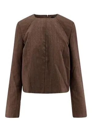 Soeur Giovana Virgin Wool Sweater - Brown