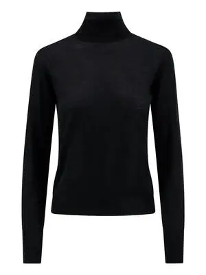 GOLDEN GOOSE Dilara Virgin Wool Turtleneck - Black