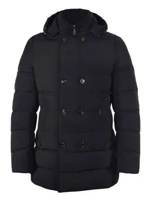 MOORER Florio-kn Padded And Quilted Down Jacket - Blue