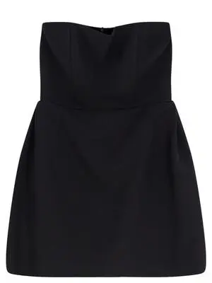 ACTUALEE Mini Dress With Stays - Black