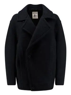SEMICOUTURE Wool Blend Coat - Grey