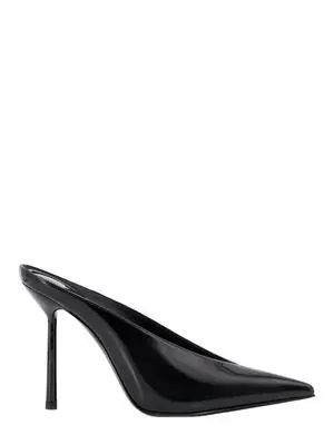 LE SILLA Clivage 100 Patent Leather Sabot - Black