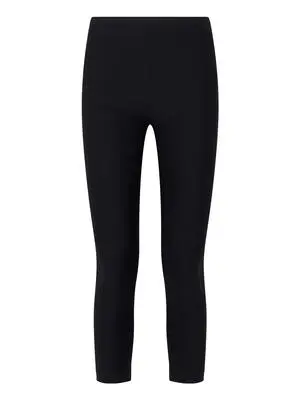 THE ROW Gael Skinny-leg Cropped Pants - Black