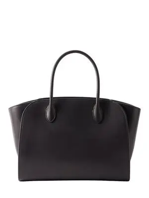 THE ROW Marlo 12 Textured-leather Tote - Black