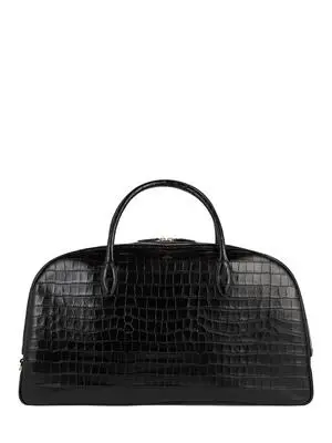 TOTEME Croco-embossed Traveler - Black