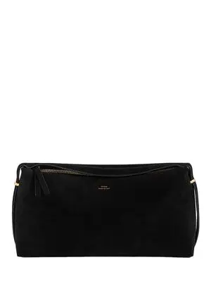 TOTEME Belted Suede Clutch - Black