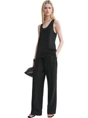 TOTEME Scoop Tank Top - Black