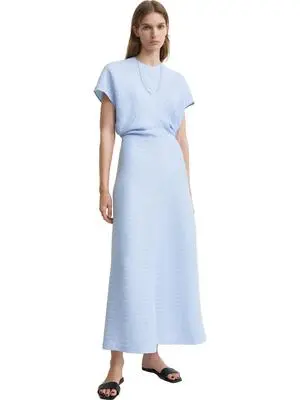TOTEME Slouch Waist Dress Sky Sky
