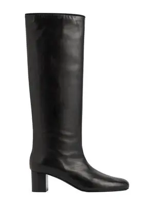 TOTEME Downtown Nappa Knee-high Boots - Black