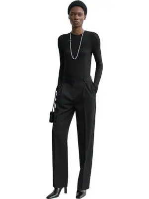 TOTEME Pleat Trousers - Black