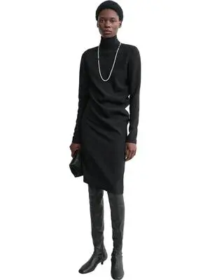 TOTEME Twist Dress - Black