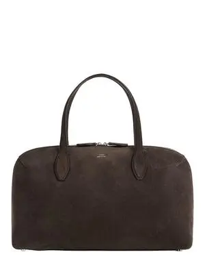 TOTEME Medium Suede Day Tote - Brown