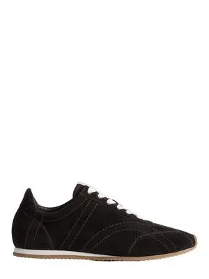 TOTEME Flex Suede Sneakers - Umber
