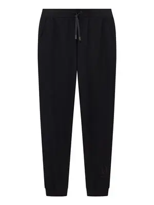 ARMANI EXCHANGE Armani Exchange Ribbed Cuff Joggers In Stretch Scuba