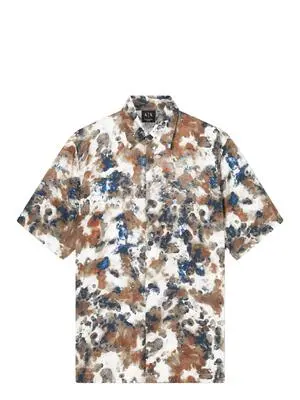 Armani Exchange Viscose Twill Shirt - Patterned