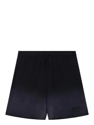 Armani Exchange Bermuda Shorts With Logo Detail - Black