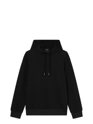 Armani Exchange Stretch Jacquard Hoodie - Black