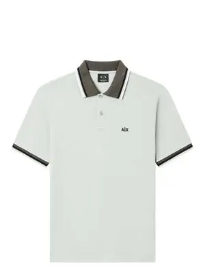 Armani Exchange Cotton Polo Shirt - Green