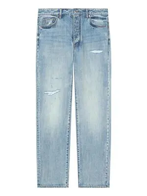 Armani Exchange Relaxed Fit Authentic Denim Jeans - Blue