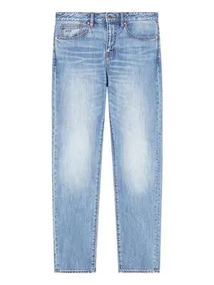 Armani Exchange Skinny Jeans In Stretch Denim Classic Wash - Blue