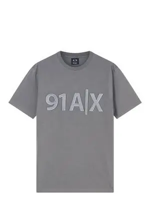 Armani Exchange Regular Fit T-shirt In Cotton Jersey - Grey