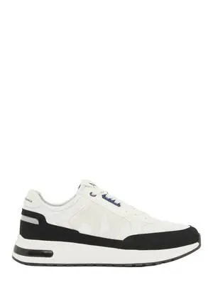 Armani Exchange Sneakers In Ripstop And Micro Suede - Two-tone