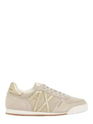 ARMANI EXCHANGE Armani Exchange Suede And Mesh Sneakers With Reflective Details