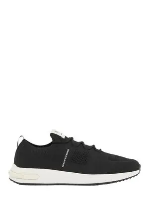 Armani Exchange Technical Knit Sneakers - Black