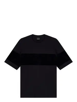 Armani Exchange Regular T-shirt Cotton Jersey Black