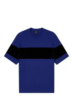 Armani Exchange Regular T-shirt Cotton Jersey - Blue