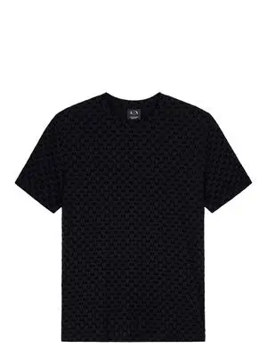 Armani Exchange Regular T-shirt In Cotton Jersey - Black