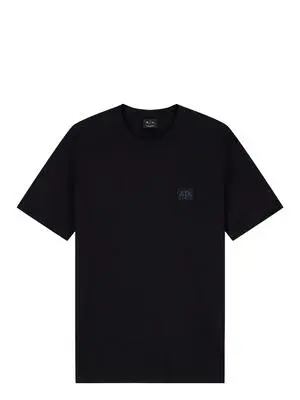 Armani Exchange Regular T-shirt In Cotton Jersey - Black