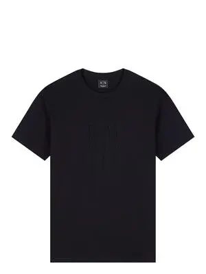 Armani Exchange Regular T-shirt In Cotton Jersey - Black
