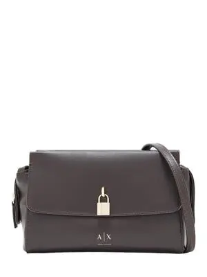 Armani Exchange Coated Fabric Messenger Bag - Brown