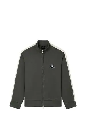 Armani Exchange Stretch Bonded Cotton Sweatshirt - Grey