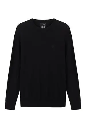 Armani Exchange Crew Neck Sweater - Black