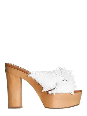 Dolce & Gabbana Platform Wedge Sandals - Multicolor