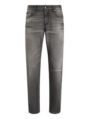 Dolce & Gabbana Denim Trousers - Multicolor