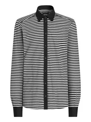 Dolce & Gabbana Striped Jersey Gold Shirt� Shirts - Multicolor