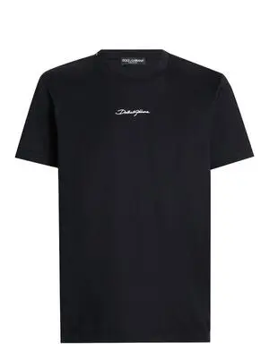 Dolce & Gabbana T-shirt M/corta Giro T-shirts And Polos - Blue