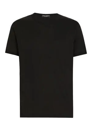 Dolce & Gabbana T-shirt In Cotton T-shirts And Polos - Black